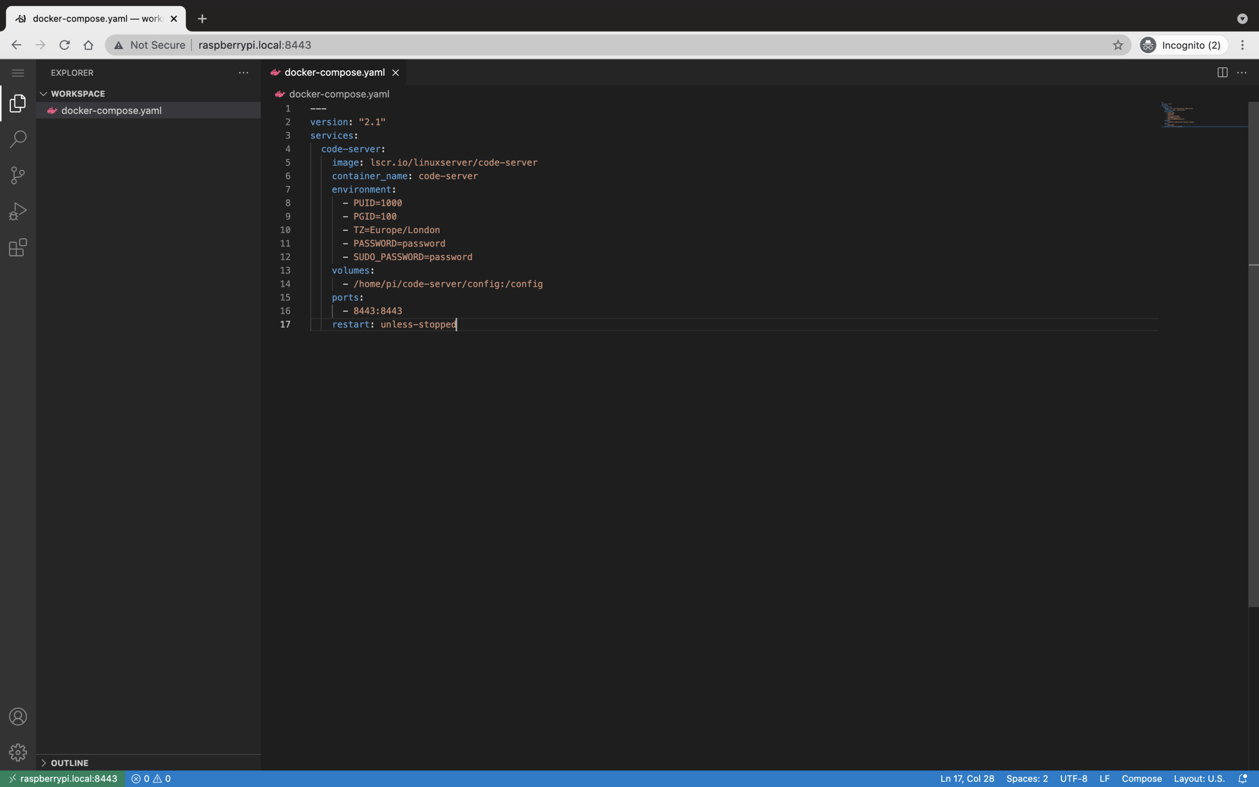 Code Server Vs Code On Docker Easycode